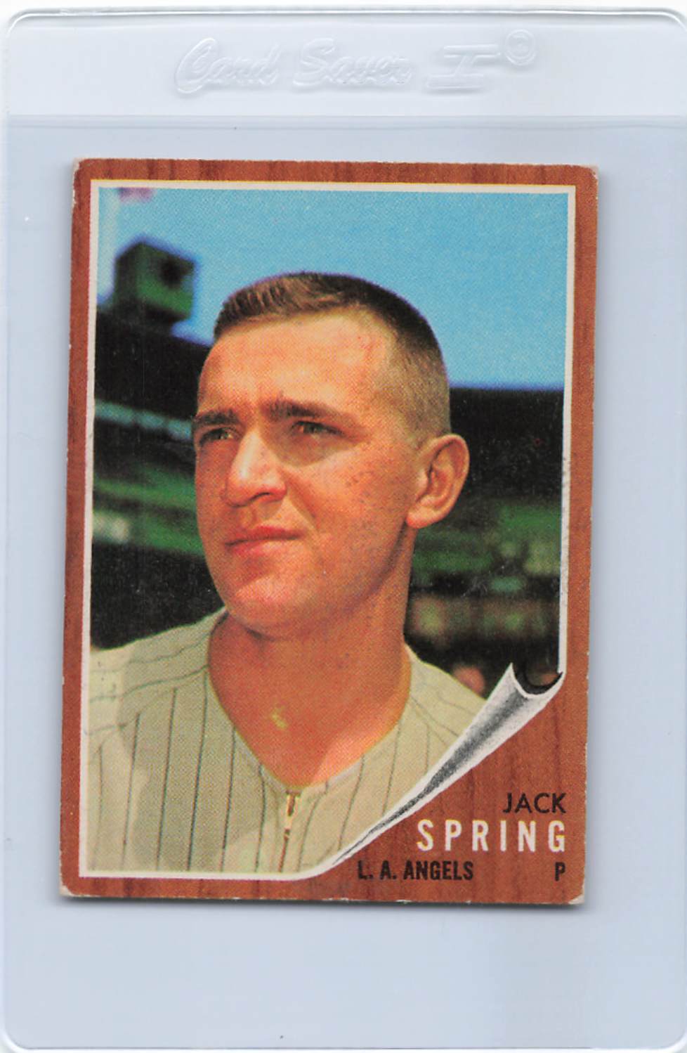 1962 Topps #257 Jack Spring Angels VG/EX *7965 | eBay