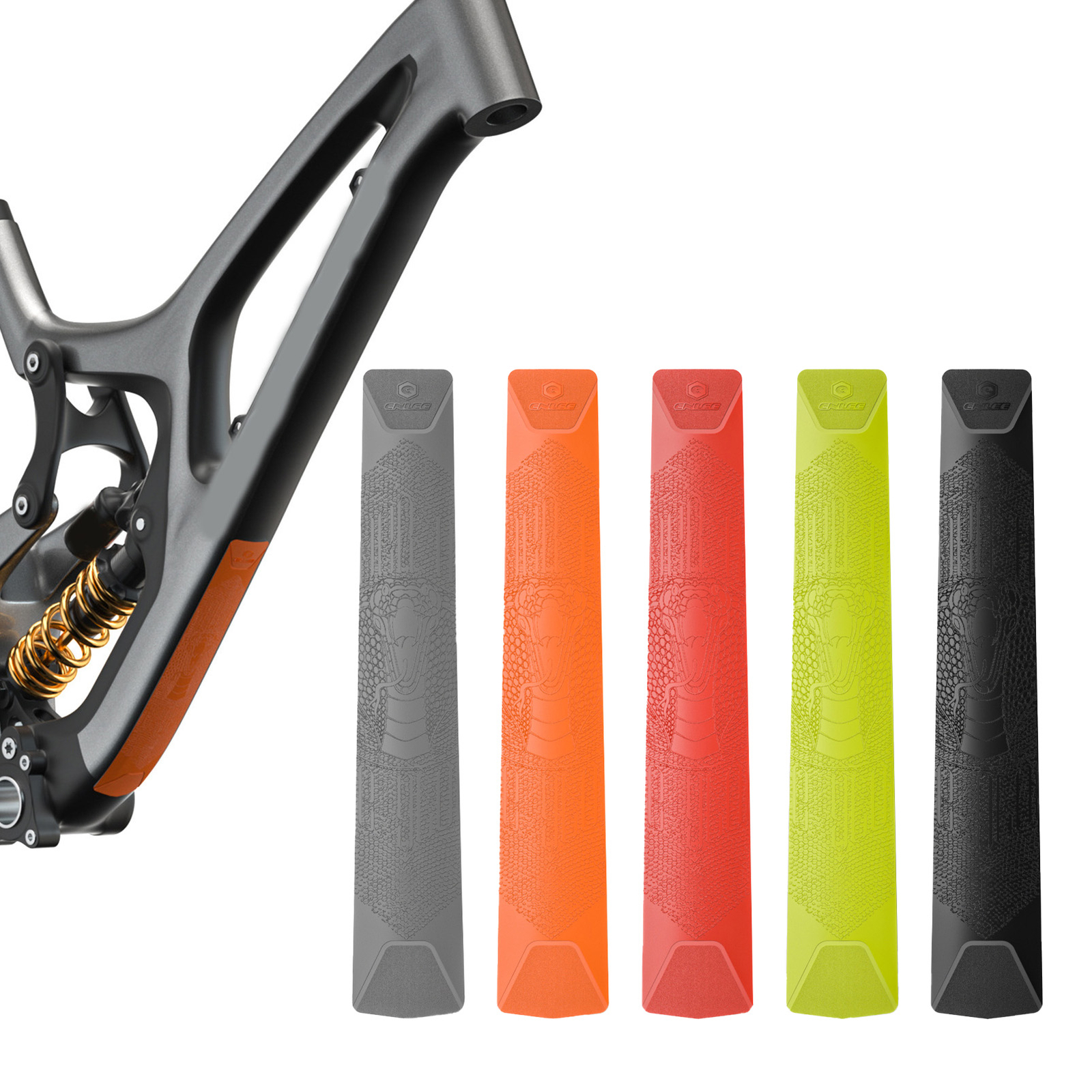 Frame Tube Sticker Stick Firmly Flexible Bike Tube Protector Pad Bike ...