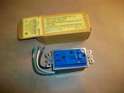 Hubbell 5252-S Specification Grade Receptacle 15A 125V w/ Surge ...