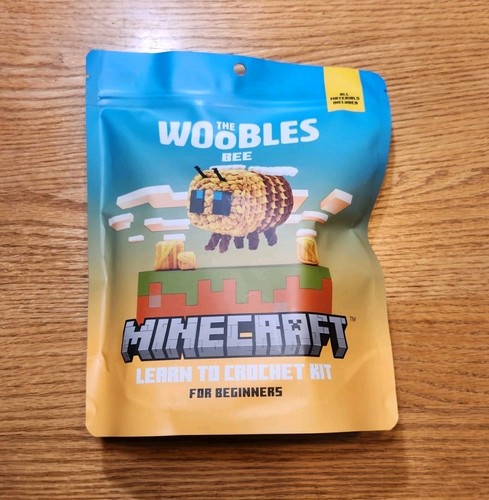 RARE THE WOOBLES MINECRAFT BEE CROCHET SET NEW AND SEALED | eBay