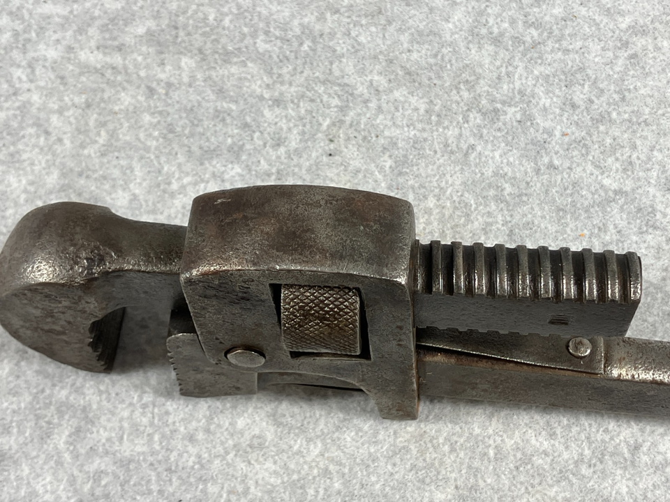 WW II US Navy Pipe Wrench USN C & R 16" Heavy Duty Steel | eBay