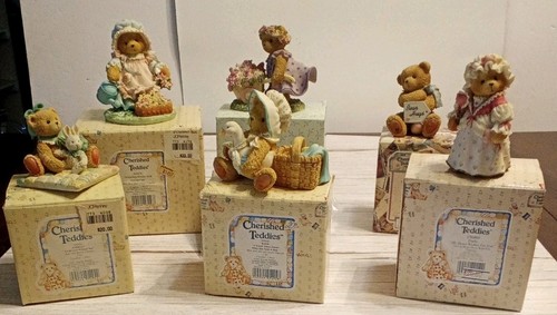 Lot of 6 Enesco Cherished Teddies Figurines with Original Boxes -Very Good Cond. | eBay