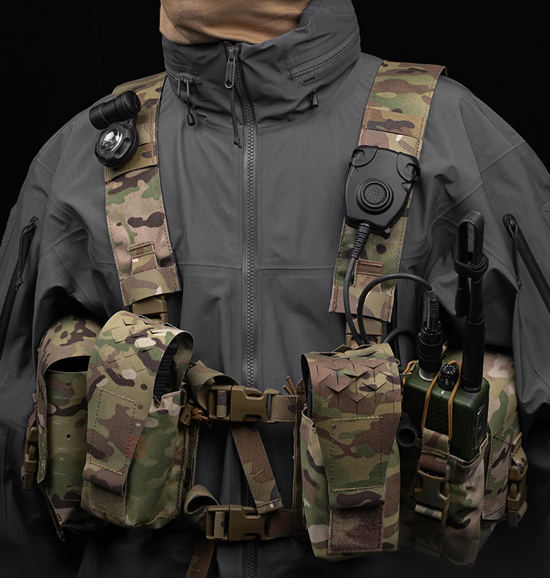 Tactical Airsoft SS Style Chest Rig Split Chassis H-harness Magazine ...
