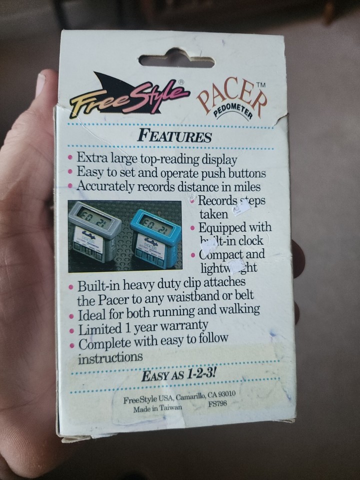 Free Style Pacer Electronic Pedometer in the Box | eBay
