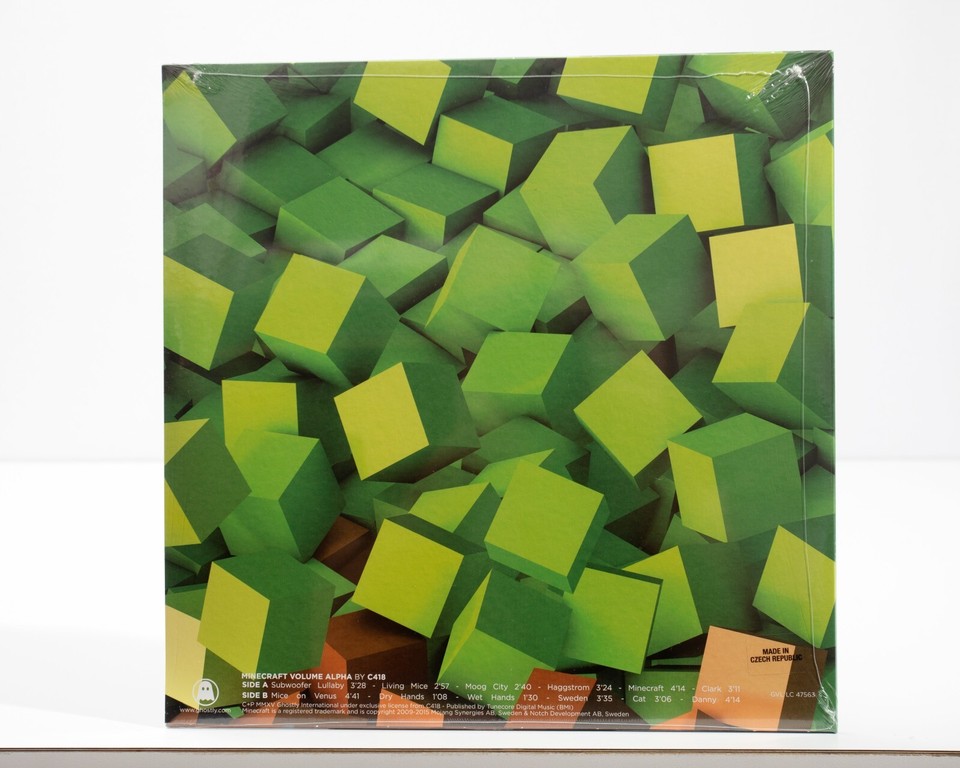 Sealed* C418 Minecraft Volume Alpha Vinyl Green/Clear Color New In Hand ...
