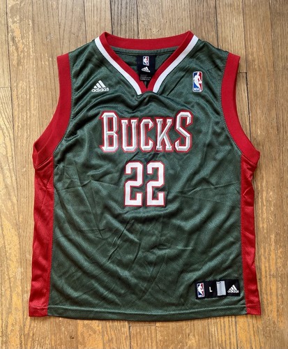 Adidas Milwaukee Bucks Michael Redd #22 Jersey Youth Large Villanueva ...