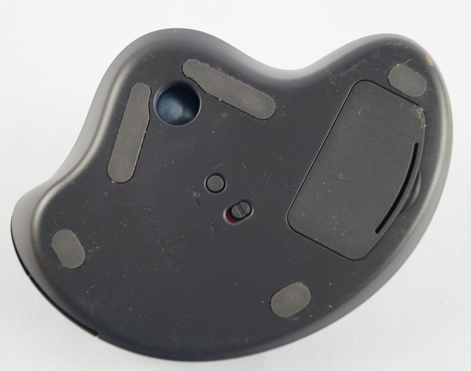 LOGITECH Logi ERGO M575 Wireless Trackball Mouse Gray Pearl Blue ...