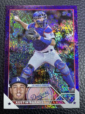 2023 Topps Series 2 Austin Barnes Purple Foil 282/799 Los Angeles ...
