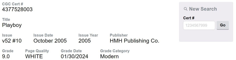 PLAYBOY OCTOBER 2005 SARA JEAN UNDERWOOD CGC 9.0 GIRLS OF THE PAC 10 | eBay