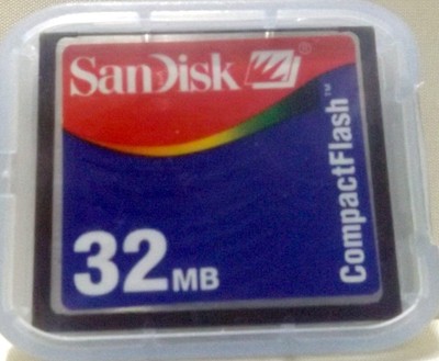 SanDisk Compact Flash 32MB Memory Card w/case | eBay