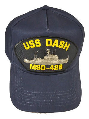 USS Dash MSO-428 Ship HAT - Navy Blue - Veteran Owned Business | eBay