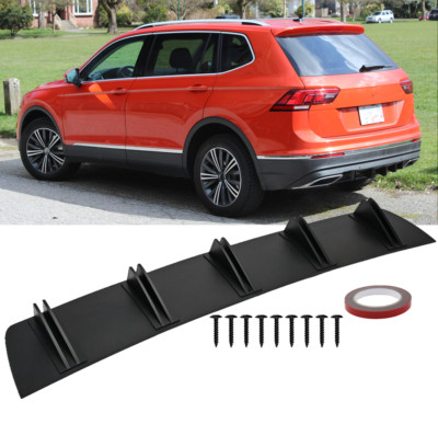 For Volkswagen Tiguan Rear Lower Bumper Diffuser Lip Splitter Shark 5 ...