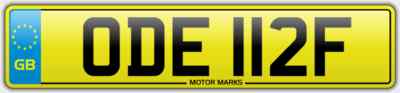 CHERISHED NUMBER PLATE ODE 112F- ODELL - ODELIA - ODEL ODEL ODELL ...