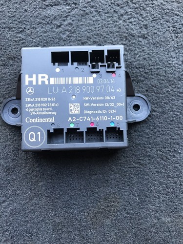 2013 - 2014 MERCEDES GLK350 X204 REAR RIGHT SIDE DOOR CONTROL MODULE ...