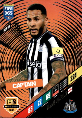 Fifa 365 2024 Adrenalyn XL NEW 13 - Jamaal Lascelles - Captain | eBay.de