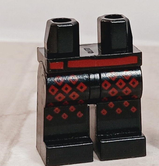 LEGO Minifigure Ninjago LEGS Red Chain Mail Battle Armor Diamond Plate ...
