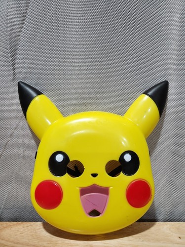 Halloween Pikachu 10" face mask hard plastic Nintendo / Game freak 2013 ...