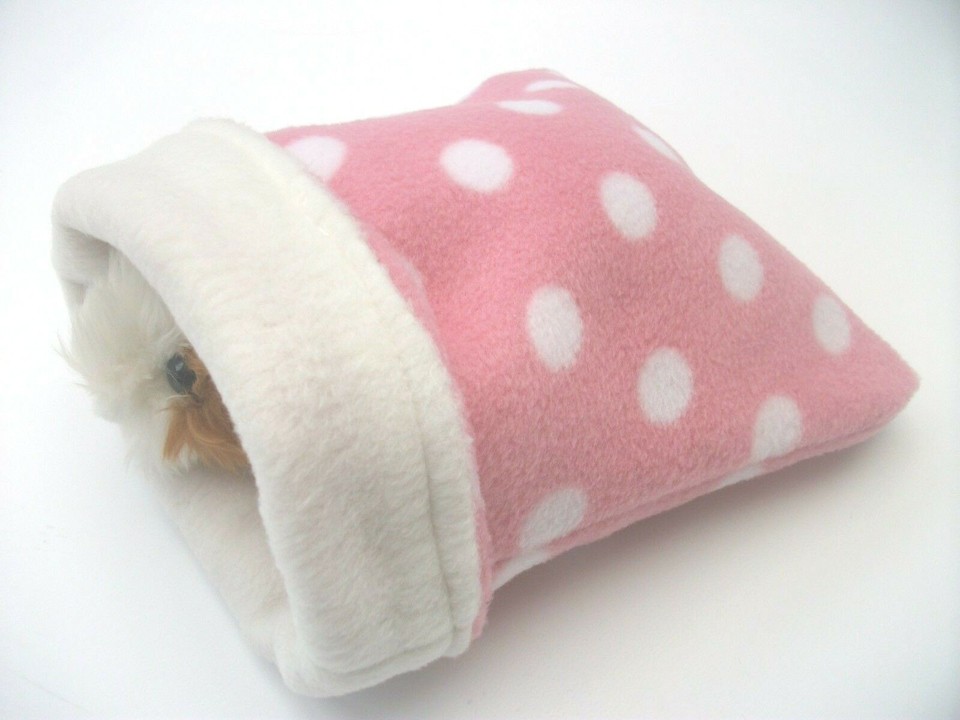*60 DESIGNS**FLEECE SNUGGLE POUCH GUINEA PIG BED BAG HEDGEHOG CUDDLECUP ...