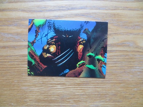 1992 WOLVERINE FROM THEN TIL NOW II CARD # 17 SIGNED SAM 'THE MAXX ...