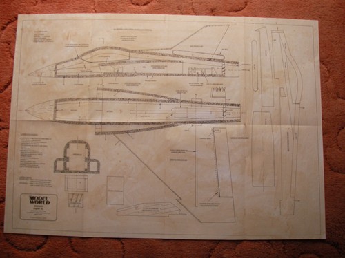 RC Model World Plans of Rapier XL & Two Ha'penny semi scale delta ...