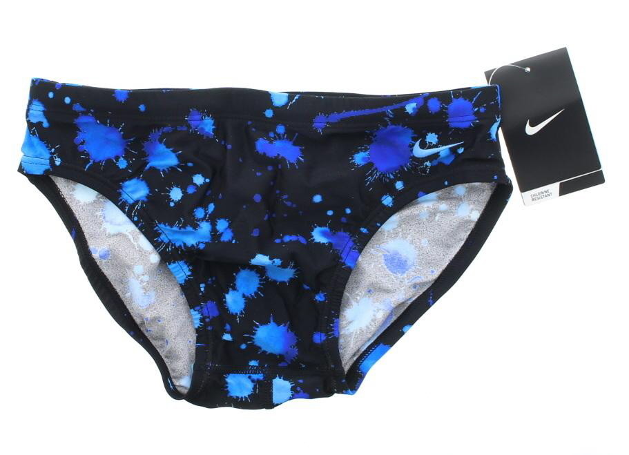 Nike Splatter Swim Briefs Adult Men's Swimming Team Swimsuit TFSS0004 ...