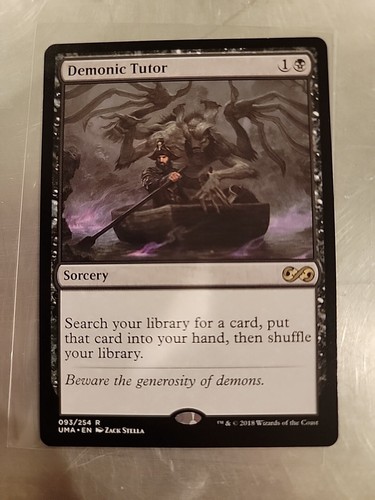 MTG Demonic Tutor Ultimate Masters 093/254 Regular Rare | eBay