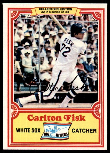 1981 Topps Drake's Carlton Fisk . Chicago White Sox #32 | eBay