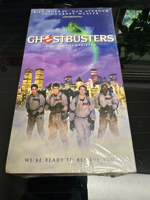 Ghostbusters (VHS, 1999, Closed Captioned) Bill Murray Dan Aykroyd New ...
