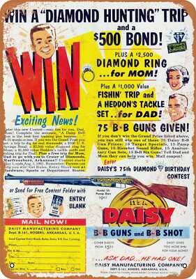 METAL SIGN - 1961 Daisy BB Guns - Vintage Look Reproduction | eBay