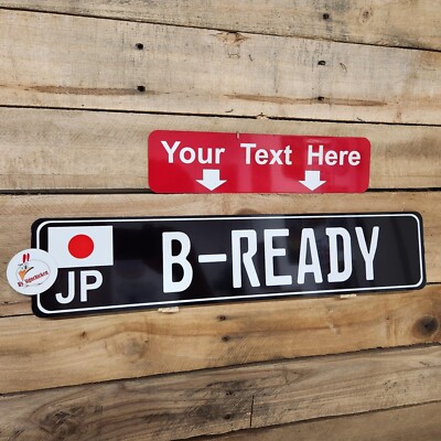 JAPAN, JAPANESE, EURO TAG, European style License Plate, Custom, ANY ...