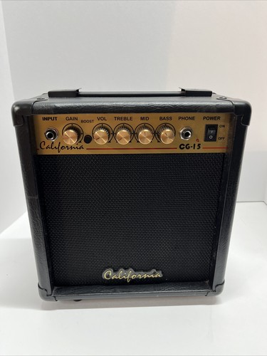 CALIFORNIA Mini AMP CG-15 15-Watt Acoustic Electronic Guitar Combo Amp ...