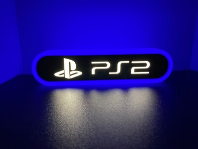 PS2 3d Printed Led Sign | eBay