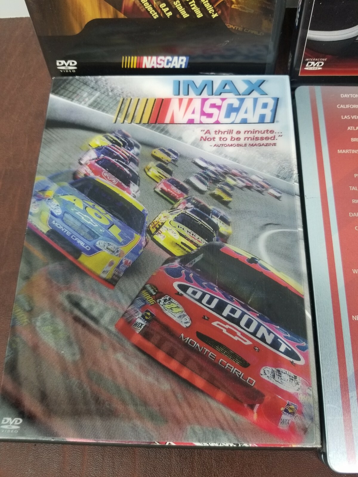 Lot of 4 nascar dvd Dale Jr, IMAX, California speedway 794051809421| eBay