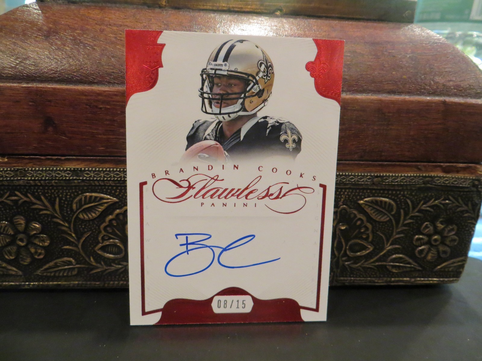 Panini Flawless Ruby Autograph Rookie Auto Saints Brandin Cooks 08/15 ...