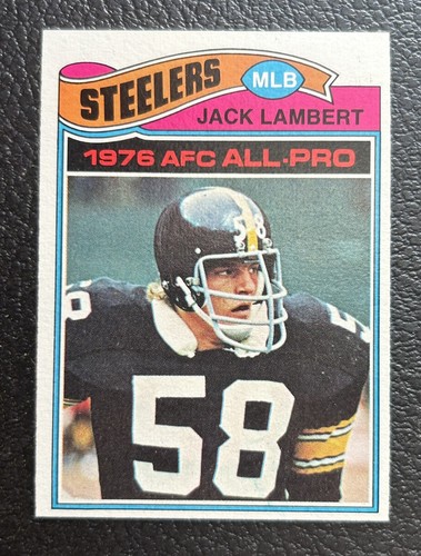 Jack Lambert 1977 Topps Card # 480 Steelers HOF NM | eBay