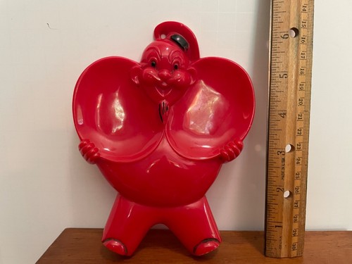 Vintage JOLLY CHEF Spoon Rest red plastic USA Mid-Century | eBay