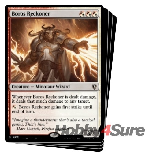 Boros Reckoner X4 M/NM Magic MTG Murders At Karlov Manor: Commander | eBay