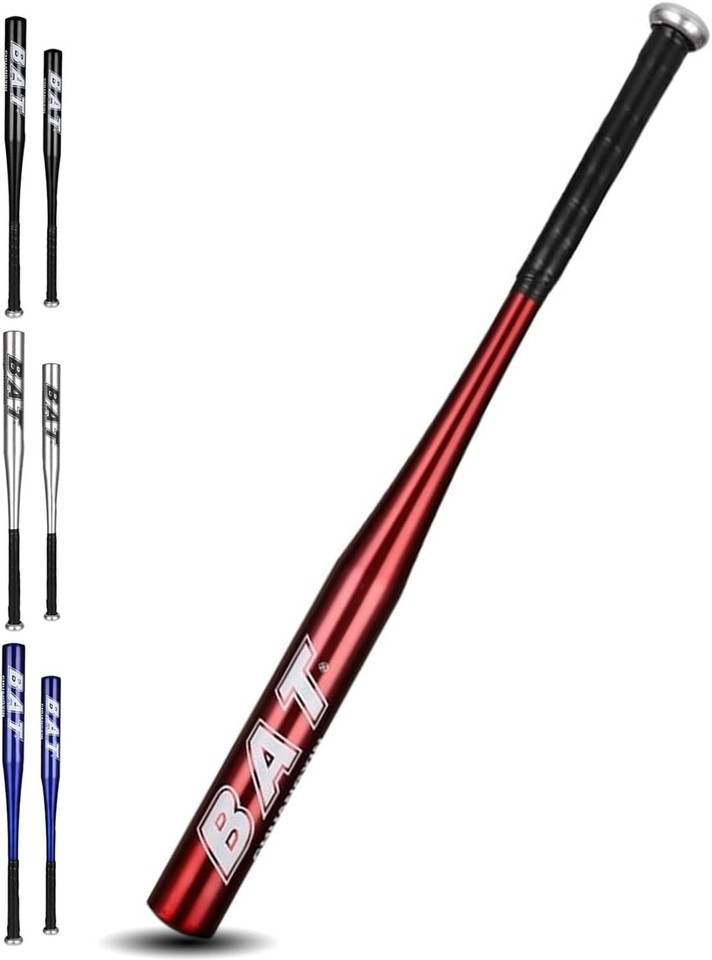25 Inch Youth Baseball Bat - Durable Red Aluminum Alloy with Anti-Slip ...