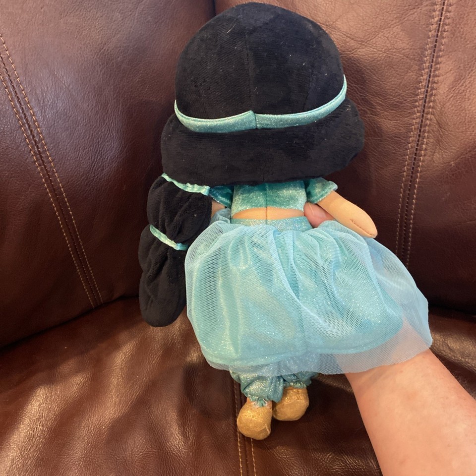 BABY DISNEY JASMINE DOLL Rag 12” Sound Effect No Tag Aladdin | eBay