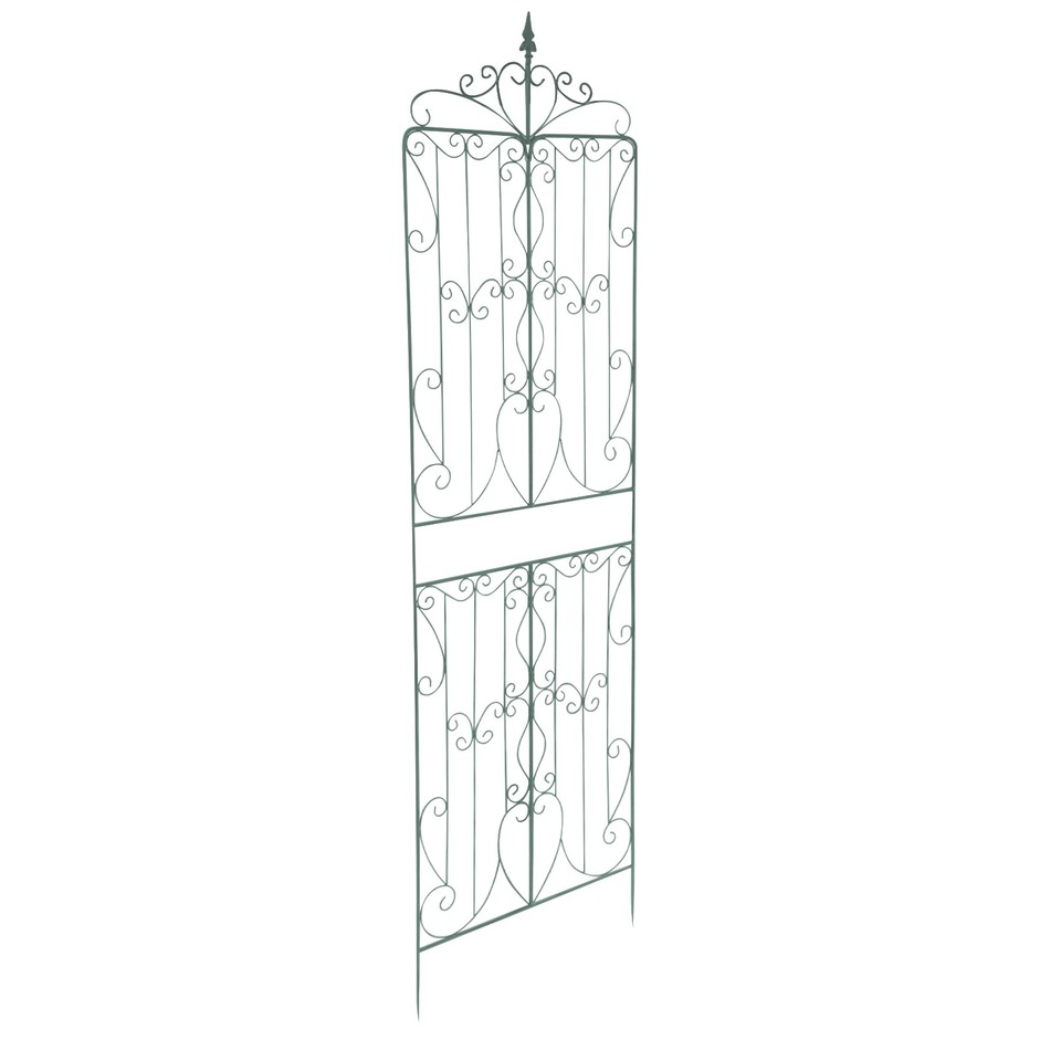 2 Pack Tall Garden Trellis for Vines, Iron Plant Stand Cucumber Rose ...
