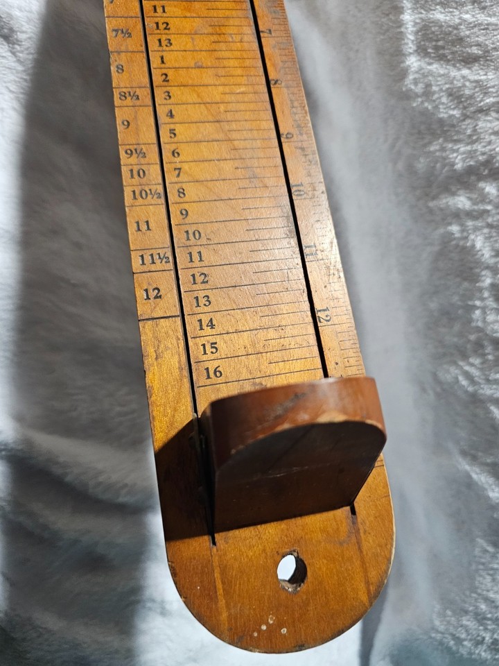 Vintage DR. Scholl's Foot Measure Shoes Size Indicator 17" X 3.5" USA ...