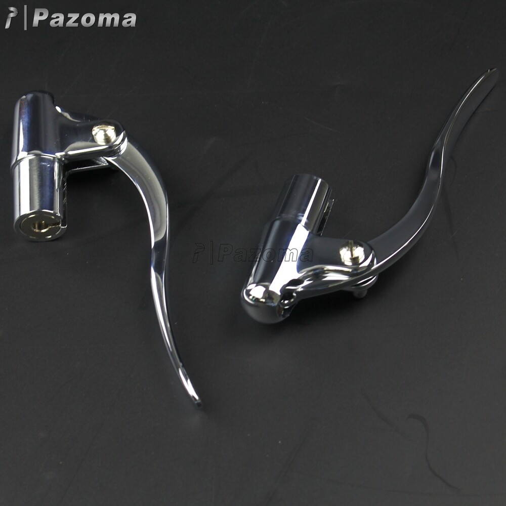 For Harley Bobber Chopper Retro Custom 1'' Handlebar Inverted Control ...