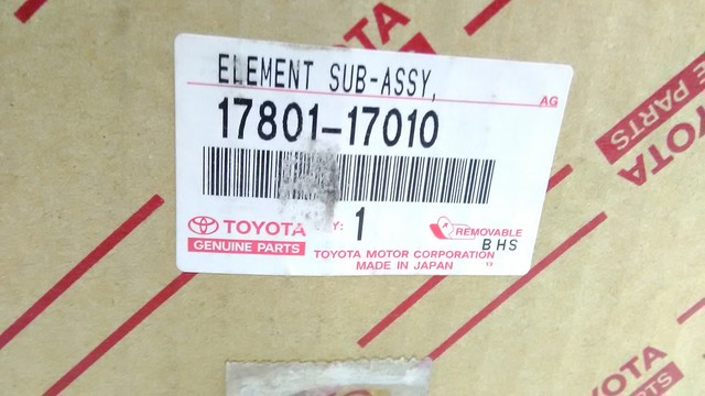 1780117010 Genuine Toyota Element Sub-assy Air Cleaner Filter 17801 ...