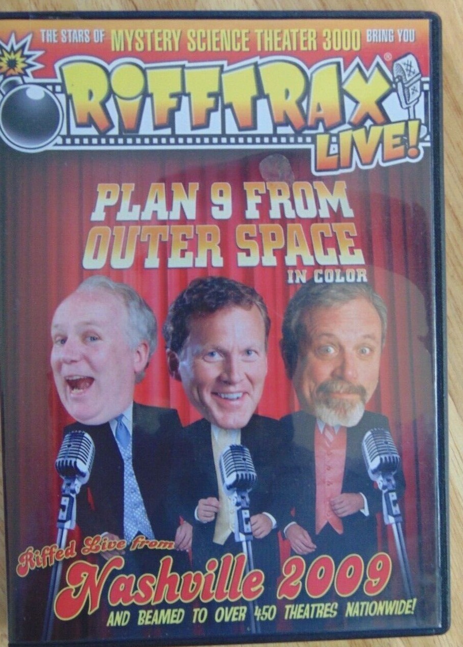 RiffTrax Live: Plan 9 from Outer Space in Color (DVD, 2010) for sale ...