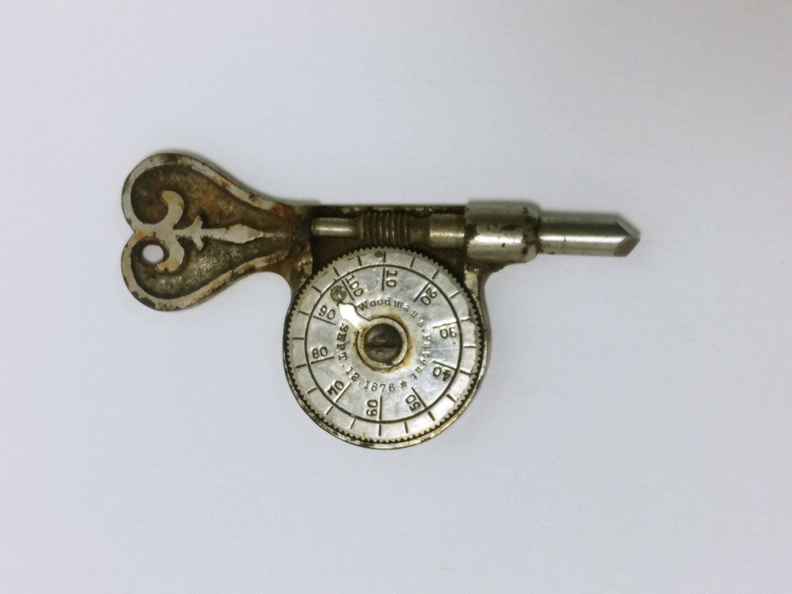 Woodman's Tachometer Speed Indicator Ornate September 12, 1876 Patent ...