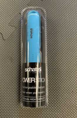 Schatzii Portable Power Stick Battery Charger Phone- 2200mah- Blue New ...