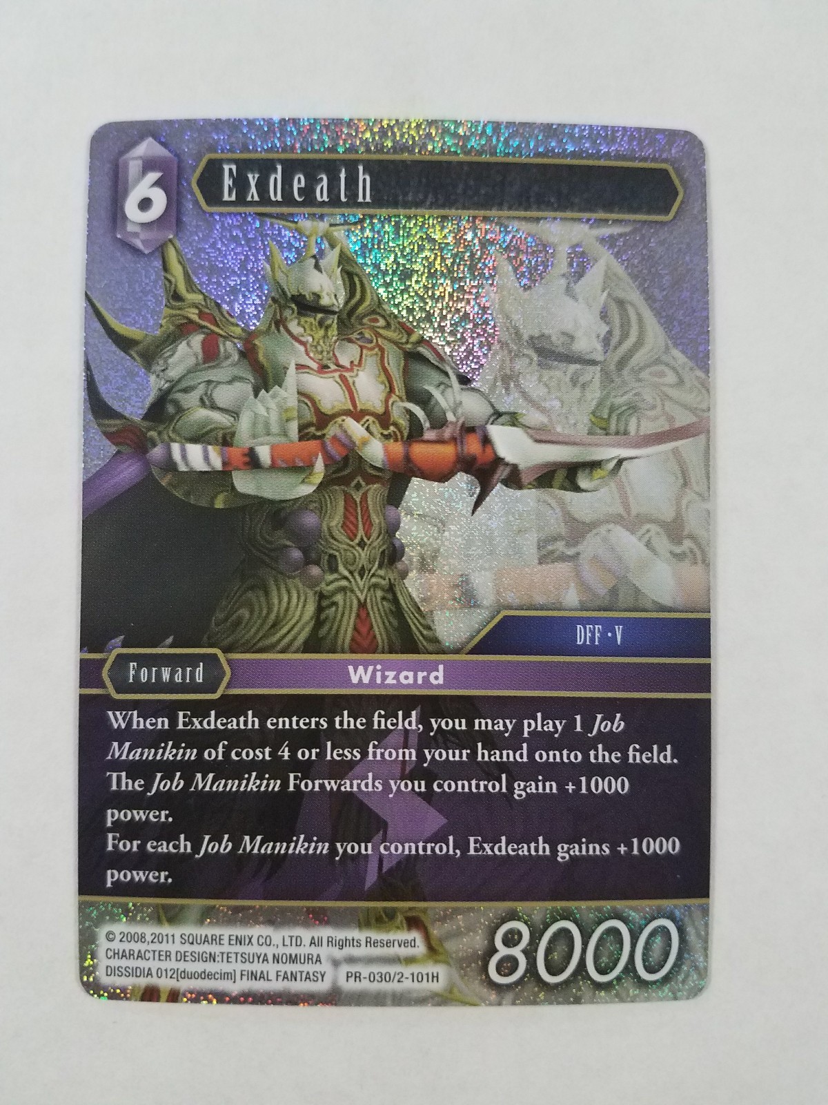 EXDEATH PROMO FOIL PR-030/2-101H FINAL FANTASY TCG CARD GAME FFTCG | eBay