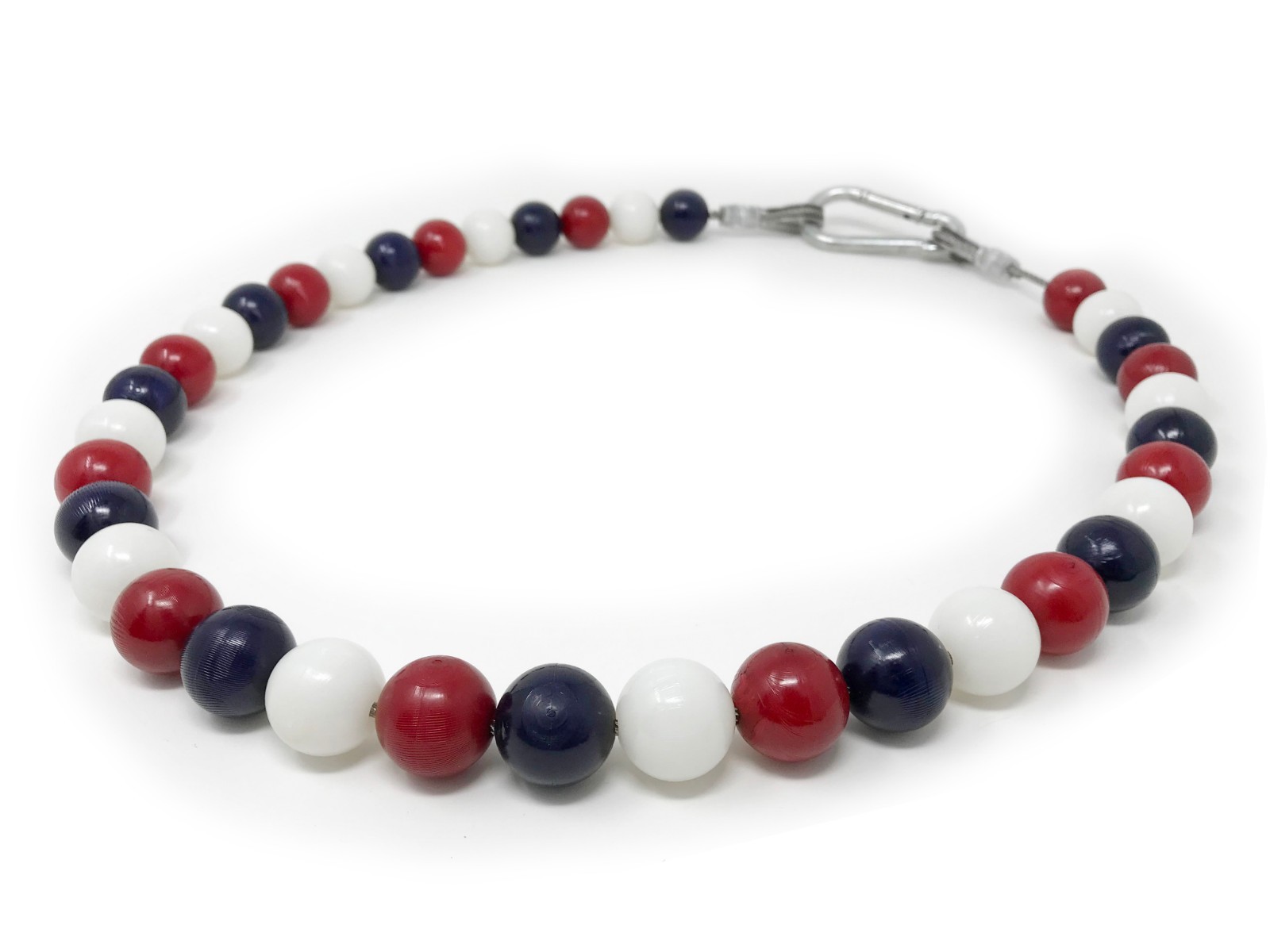 Beaded Retainer Rings 4th of July USA Made Red White Blue ...