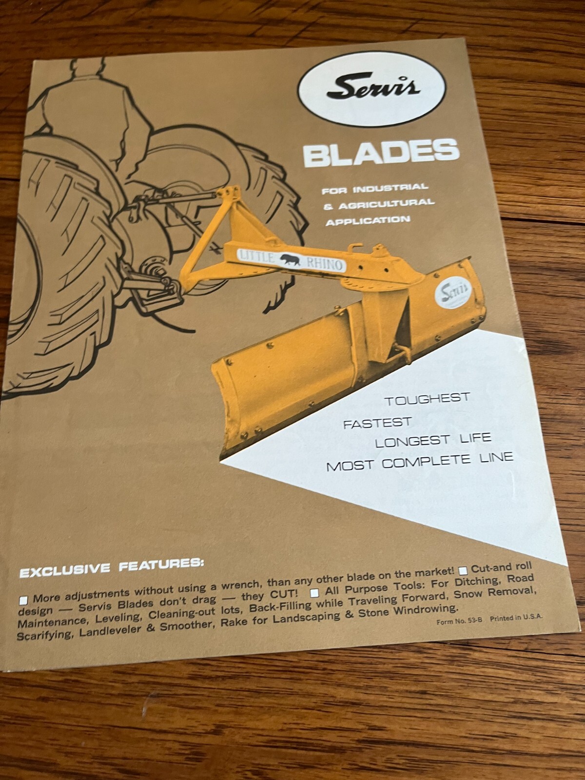 Servis Blades Brochure FCCA | eBay