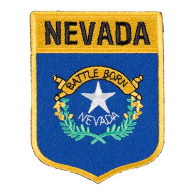 Nevada State Flag Shield Patch, United States of America Patches | eBay